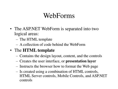 Ppt Introduction To Asp Net Powerpoint Presentation Free Download Id