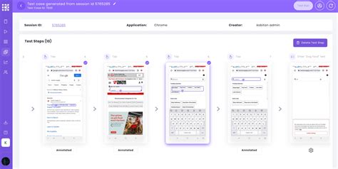 Manage Test Steps Kobiton Docs
