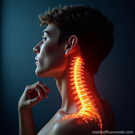 Painful Trigger Points Illustration Stable Diffusion Online