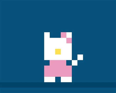 Hello Kitty 8 Bit Feline Hello Kitty