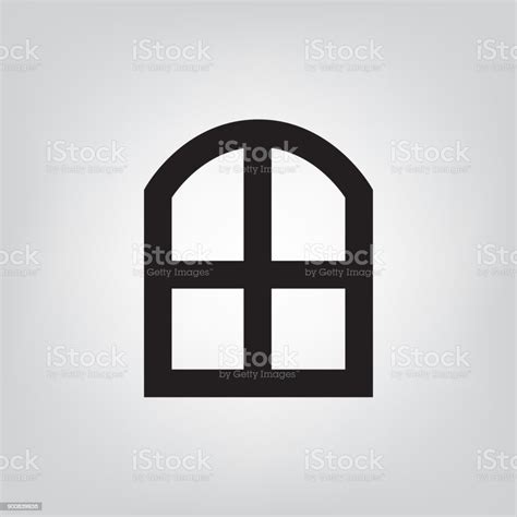 Black Window Icon Stock Illustration Download Image Now