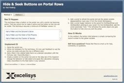 Hide And Seek Button In A FileMaker Pro Portal Row Brilliant Scoops
