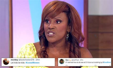 Loose Women Panel Discuss Whether Five Year Old Is Too Babe To Learn About Sex Daily Mail Online