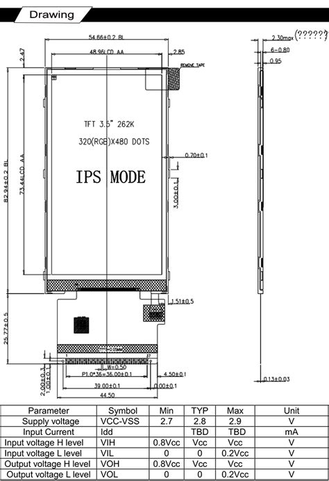 LCD TFT INCHI NCH TFT LCD PANEL