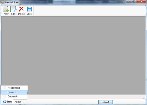 C How To Show Menu Item On Button Click On Toolstrip Stack Overflow