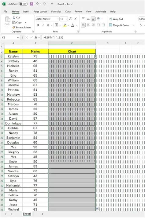How To Create Progress Bars In Excel Excel Exceltips Exceltutorial