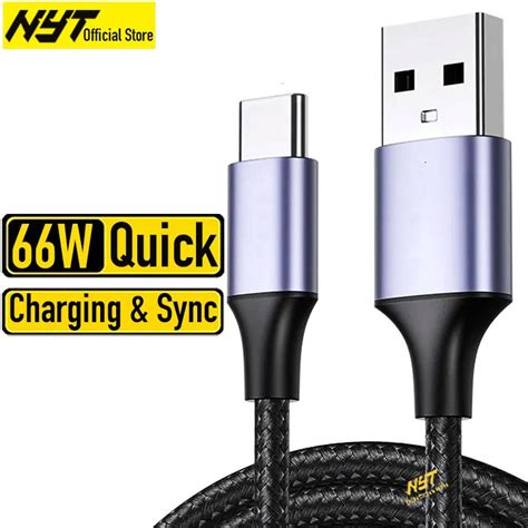 Dây Sạc Nhanh Type C Sang USB W Bện Dù Đầu Hợp Kim Nhôm Cao Cấp NYT BH T Chính Hãng
