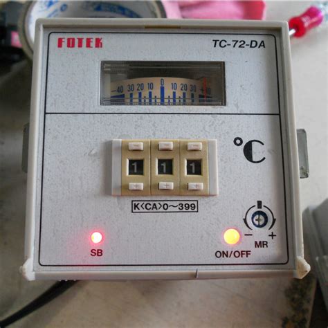 Fotek 陽明 溫度控制器 Tc 72 Ad旋鈕數字顯示 Tc 72 Da 指撥偏差指示 220vac H4 蝦皮購物