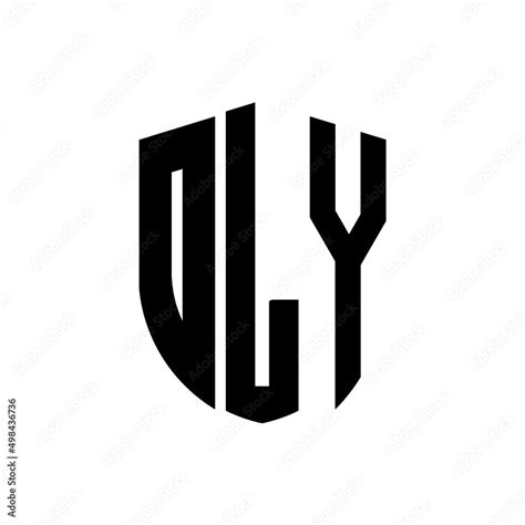 Oly Letter Logo Design Oly Modern Letter Logo With Black Background