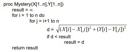 Solved Given The Following Algorithm Determine The Problem Chegg