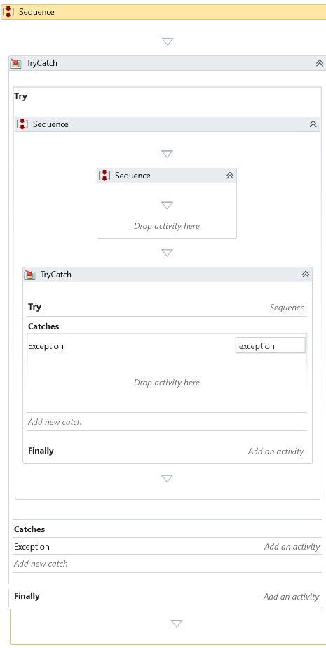 Using Try Catch Activity Intellibuddies® Documentation Portal
