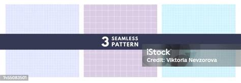 그리드 선 세트 원활한 패턴입니다 정사각형 요소 벡터 배경이 있는 종이 0명에 대한 스톡 벡터 아트 및 기타 이미지 0명 개체 그룹 검은색 Istock