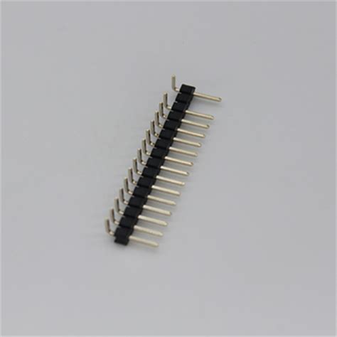 Mm Pins Single Row Vertical Pin Header Connector China Pin Connector And Connector
