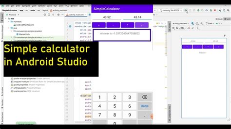 Simple Calculator In Android Studio Example Calculator In Android