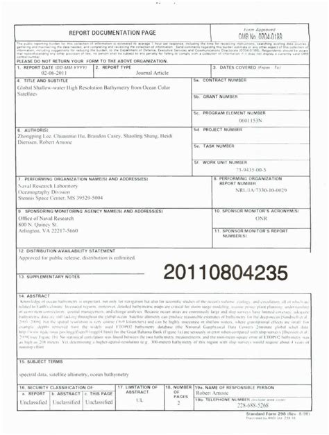 Pdf Global Shallow Water Bathymetry From Satellite Ocean Color Data