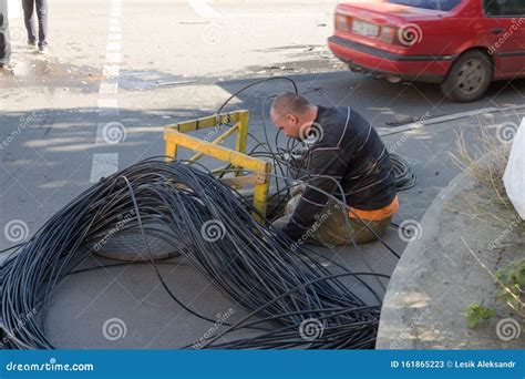 Telephone Trunk Dialling System Serie Circa 1970 Editorial Image 117992586