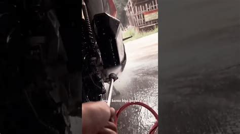 pov steam motor tanpa sentuh touchless shampoo youtube