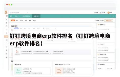 钉钉跨境电商erp软件排名（钉钉跨境电商erp软件排名） Erp软件 钉钉智能财务管理