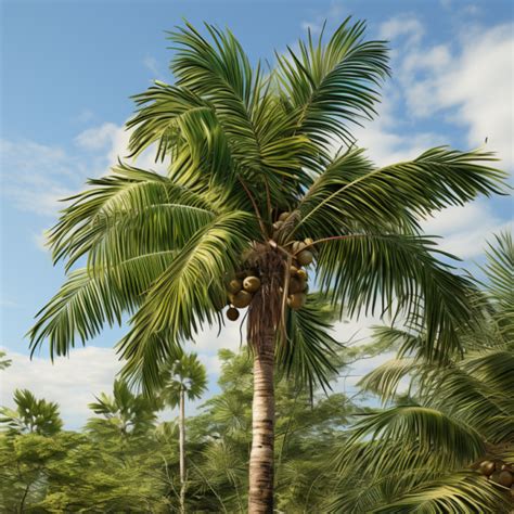 The Malayan Dwarf Coconut Palm Smaller Tree In A Big State