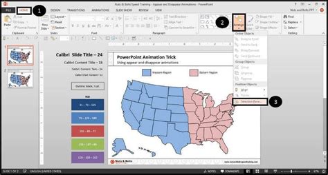 make objects appear and disappear with powerpoint animations