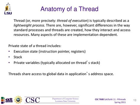 Ppt High Performance Computing Models Methods And Means Pthreads Powerpoint Presentation