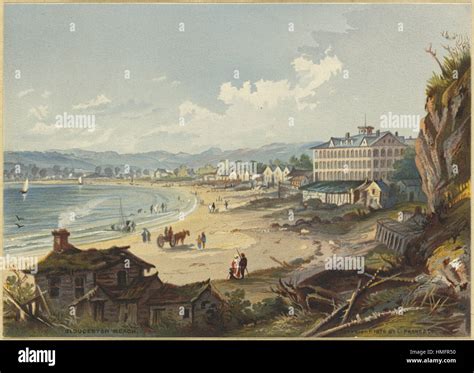 Louis Prang Gloucester Beach Stock Photo Alamy