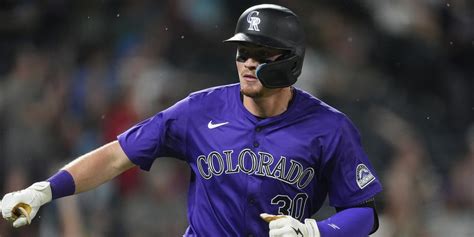 Aaron Schunk Hits First Career Homer To Spark Rockies