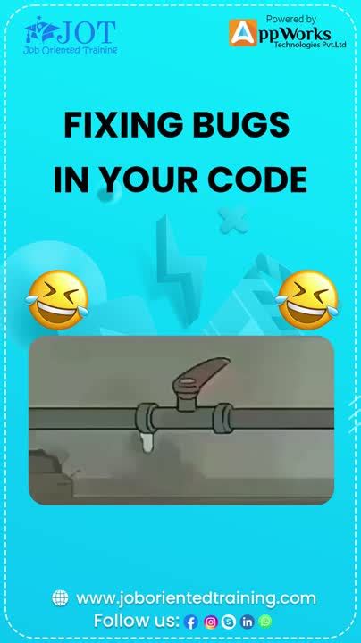 Job Oriented Training On Linkedin Bugs Fixingbug Code Coding