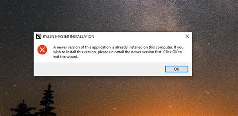 Ryzen Master Unable To Instal AMD Community