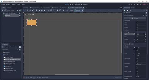 Anchors And Margins And Containers Godot My Josh Anthony