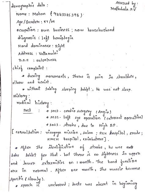 Stroke Assessment Pdf
