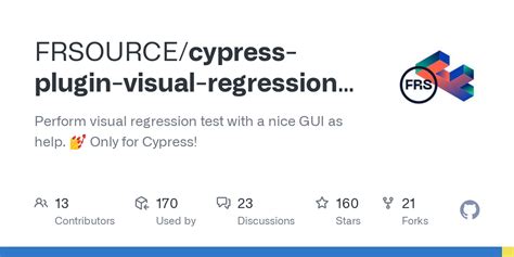 Github Frsourcecypress Plugin Visual Regression Diff Perform Visual Regression Test With A