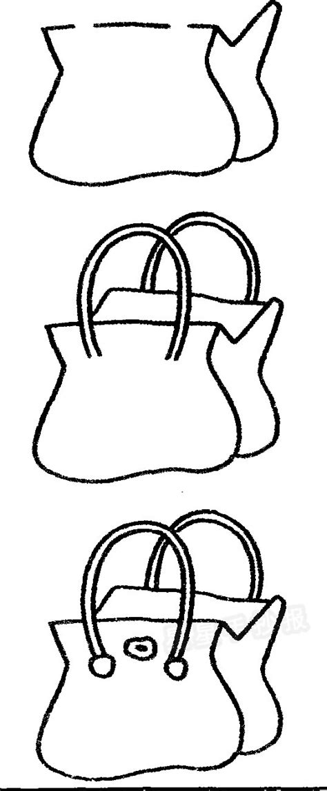 手提包简笔画怎么画