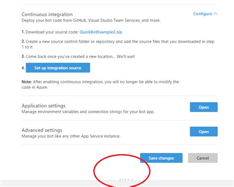 Botframework Unable To Download Source Code From Azure Bot Service