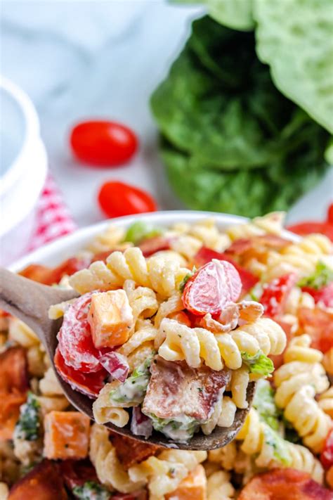 Blt Pasta Salad Easy Budget Recipes