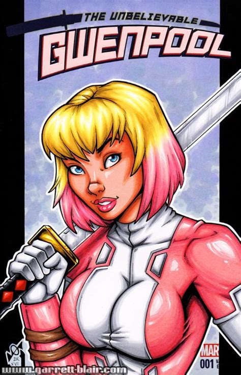 Gwenpool Unmasked Bust Cover By Gb2k Marvel Spiderman Marvel Dc