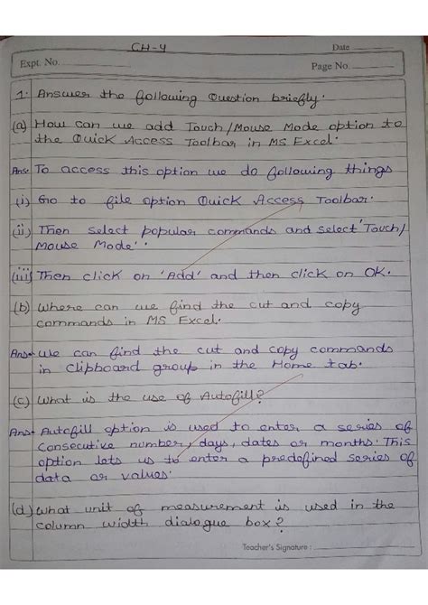 SOLUTION Ms Excel Notes Studypool