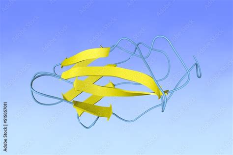 Fold Of The Core Binding Factor Alpha Ribbons Diagram In Secondary Structure Coloring Based On