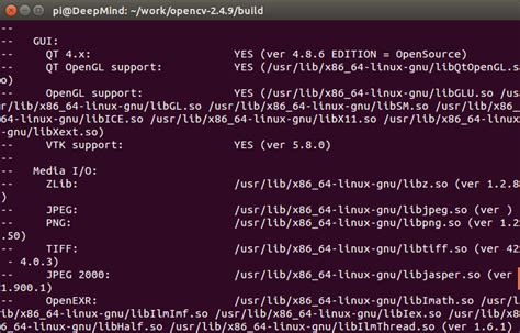 ubuntu 14 04安装 opencv 2 4 9 项脊轩