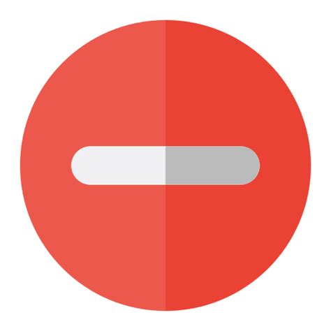 Subtract Generic Color Fill Icon