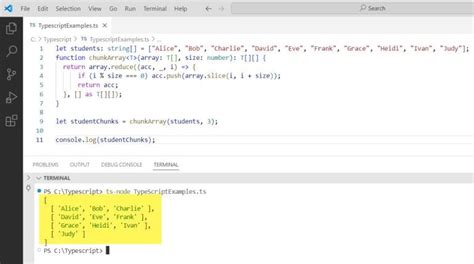How To Split An Array In Typescript With Examples