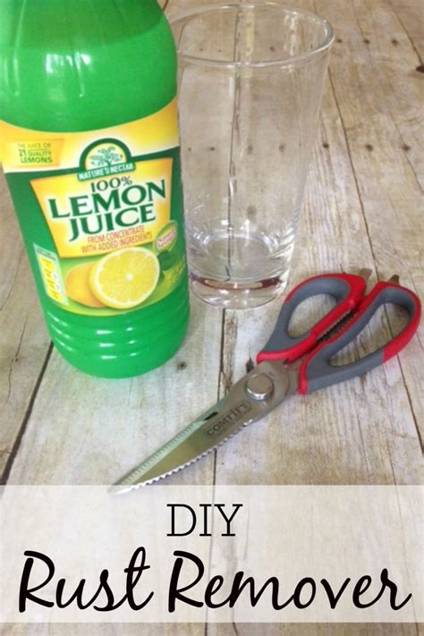 DIY Rust Remover Frugally Blonde