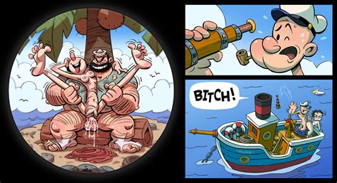 Rule 34 Barefoot Belly Bulge Betty Boop Bluto Cartoony Castaway
