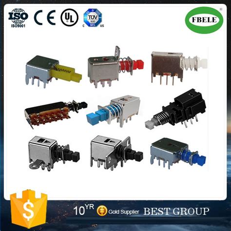 Self Locking Reset Unlocked DC Power Key Switch Self Locking Push Switch Patch Toggle Switch