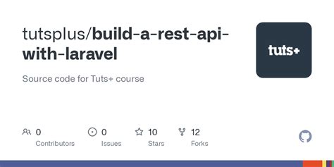 GitHub Tutsplus Build A Rest Api With Laravel Source Code For Tuts Course
