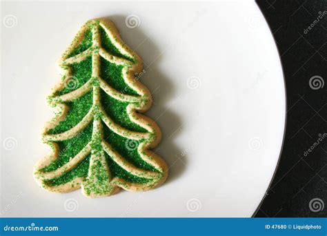 Sugar Cookie Christmas Tree Stock Photo Image Of Celebrate Sweet 47680