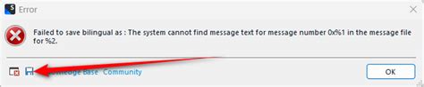 The System Cannot Find Message Text For Message Number 0x1 In The Message File For 2 1