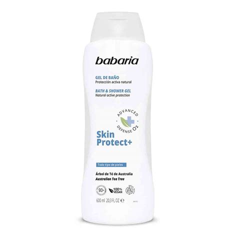 شامپو بدن باباریا Babaria مدل آنتی باکتریال Skin Protect حجم 600 میل