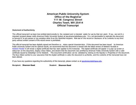 Unofficial Transcript Amu Pdf