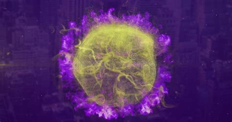 Image Of Globe With Network Of Connections Over Binary Coding Stock Illustration Illustration